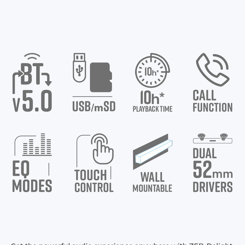 Zebronics Delight Pro Portable Wireless Speaker