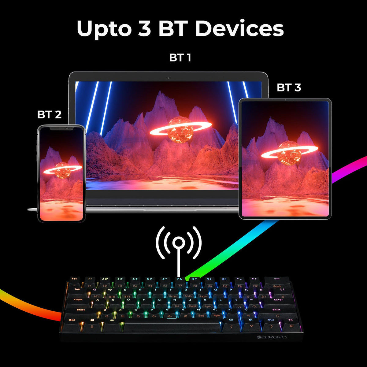 Zebronics Max Ninja -Premium Mechanical Keyboard