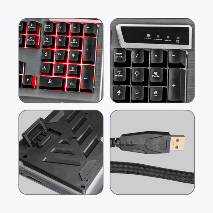 Zebronics Transformer - Premium Gaming Mouse & Keyboard Combo