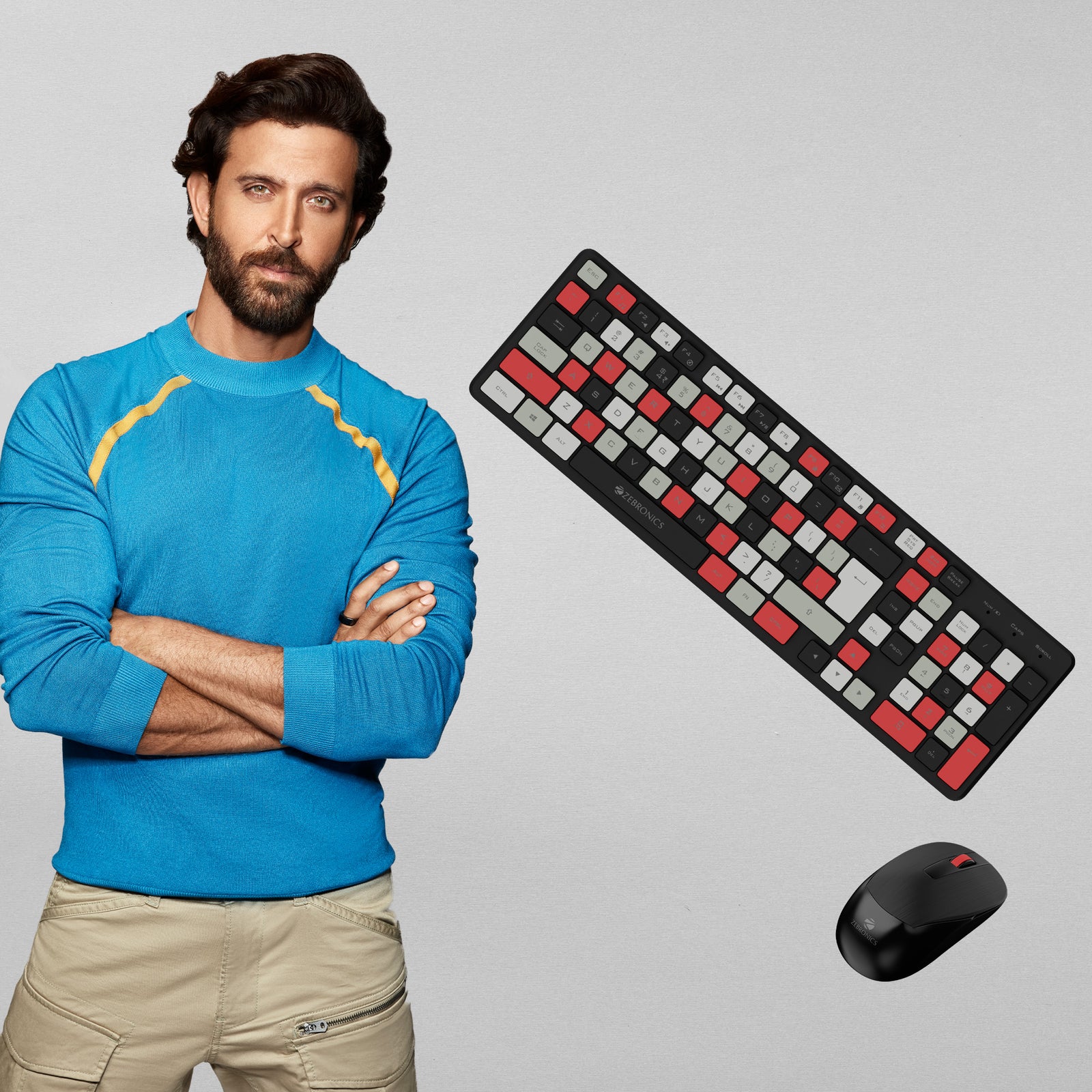 Zebronics Companion 111 wireless Keyboard and Mouse Combo