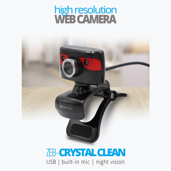 Zebronics Crystal Clean Web Camera