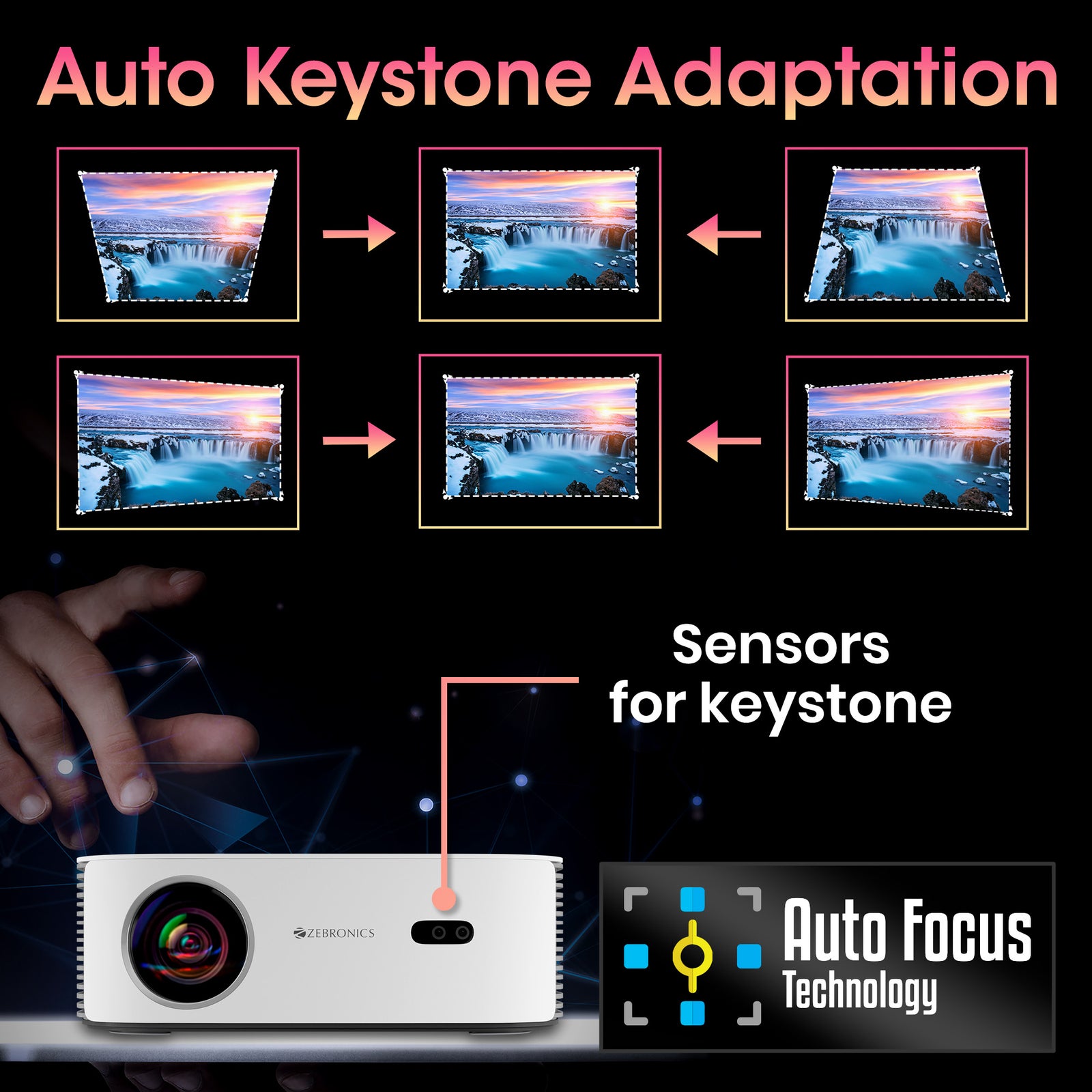 Zebronics PixaPlay 17 LED Projector