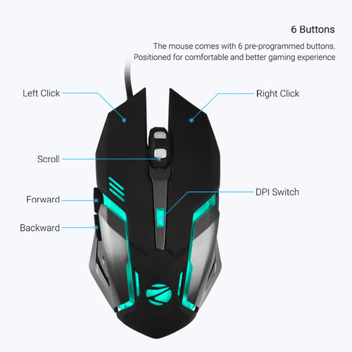 Zeb-Transformer-M - Premium Gaming Mouse