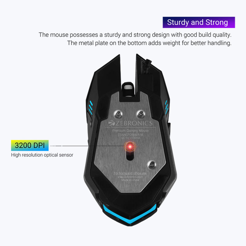 Zeb-Transformer-M - Premium Gaming Mouse